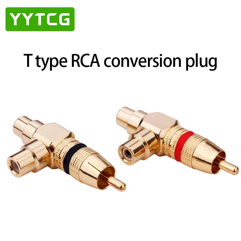 RCA AV разъем сплиттер 2 шт YYTCG