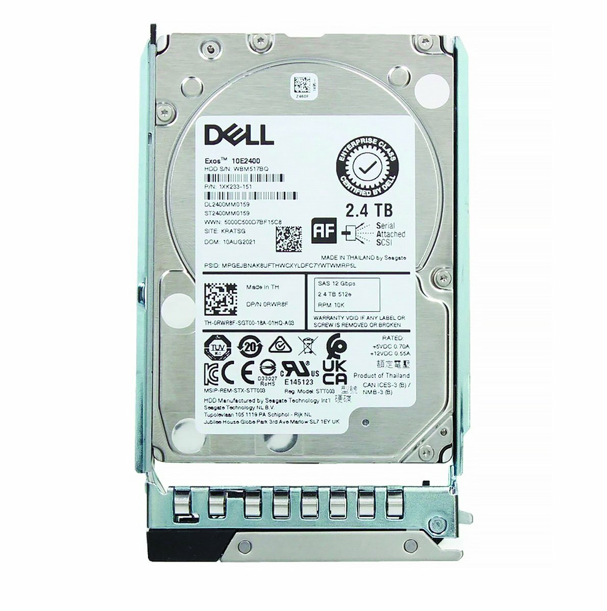 Жесткий диск Dell 2,4Tb 10000 SAS 2.5" HDD 1XK233-151