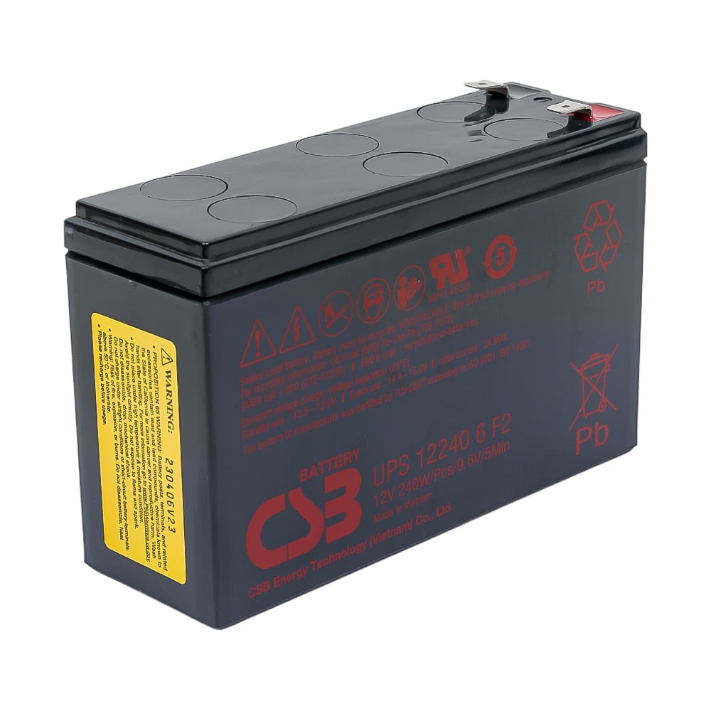 Аккумулятор для ИБП CSB UPS122406 F2 УТ-00000156