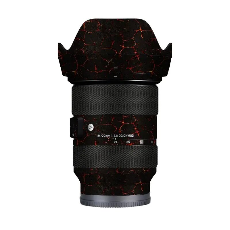 Защитная кожа для объектива Sigma 24-70 F2.8 HineFilm Красный, Lava