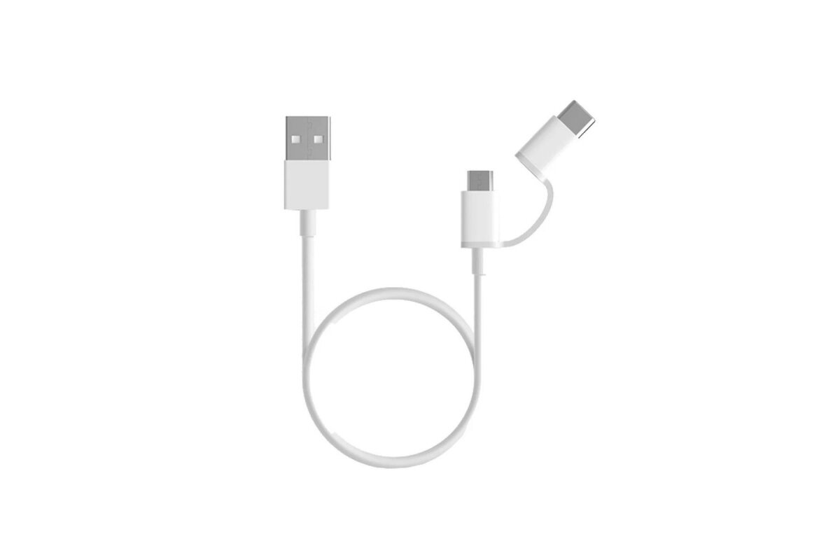 USB-кабель XIAOMI Mi 2-in-1 USB Cable Micro-USB to Type-C (100cm) SJV4082TY