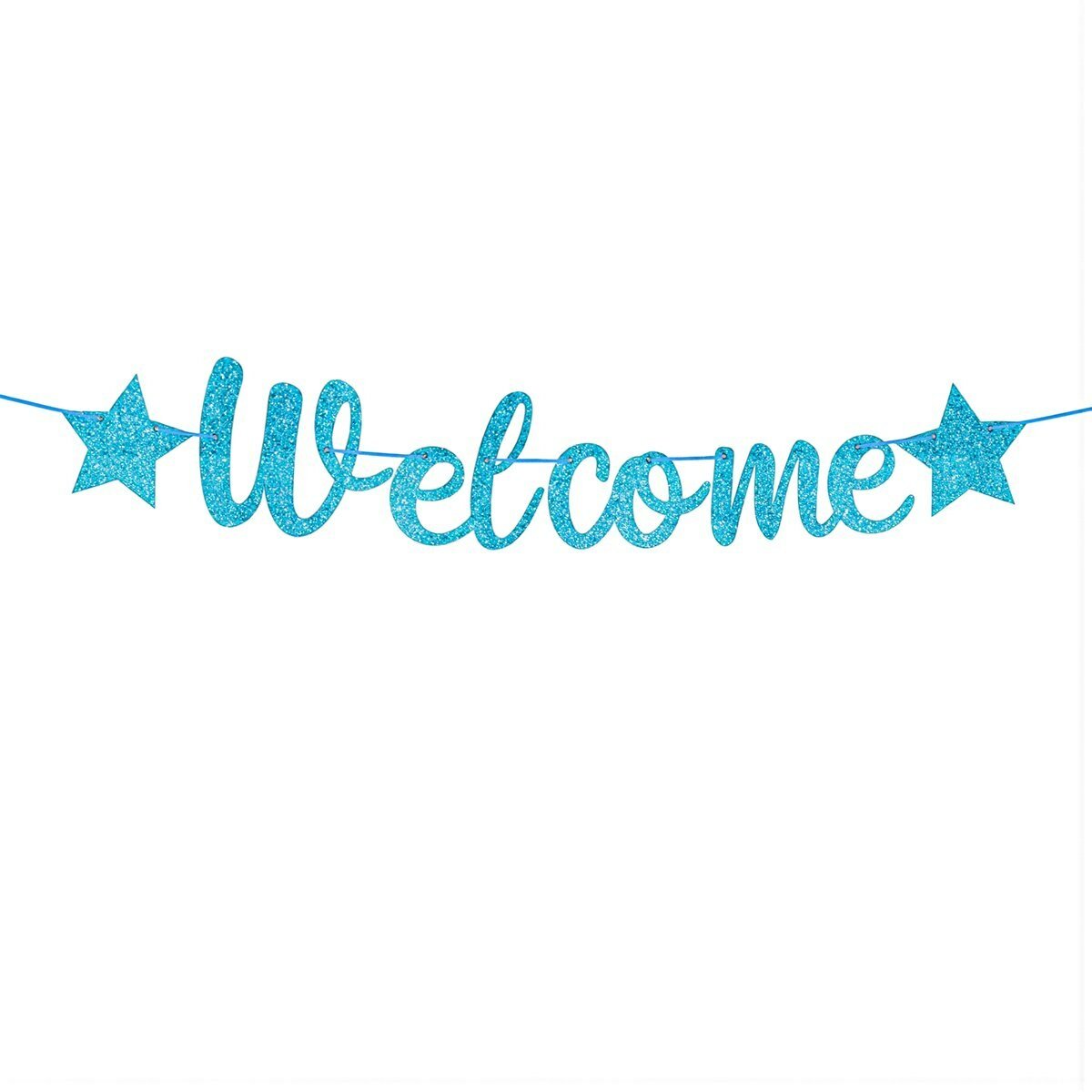 Баннер Welcome baby girl из блесток розового золота настенный для детского праздника встречи новорожденной девочки