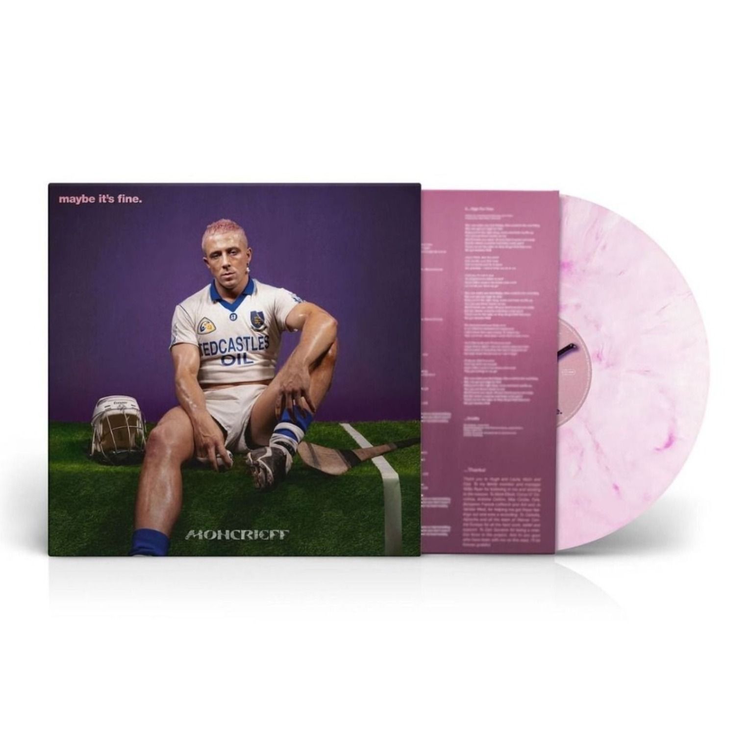 Виниловая пластинка Moncrieff - Maybe It's Fine Vinyl, LP, Pink marble, Orig*inal