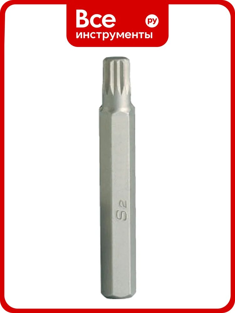 Бита SPLINE M6, хвостовик 10 мм, 75 мм PROJAHN 348706