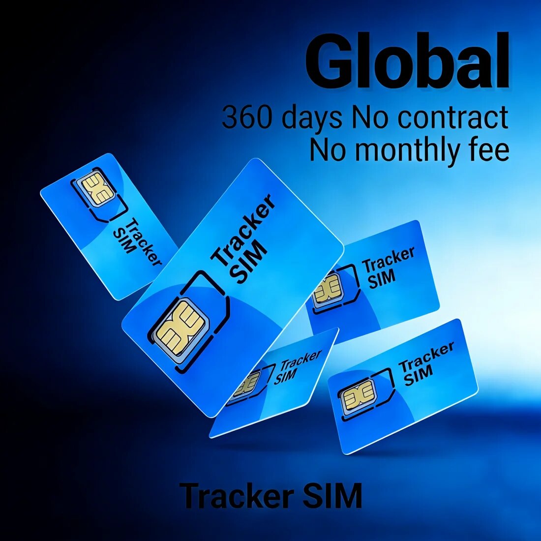 SIM-карта M2M 360 МБ/360 дней, 170 стран, для TK905, ST-901L