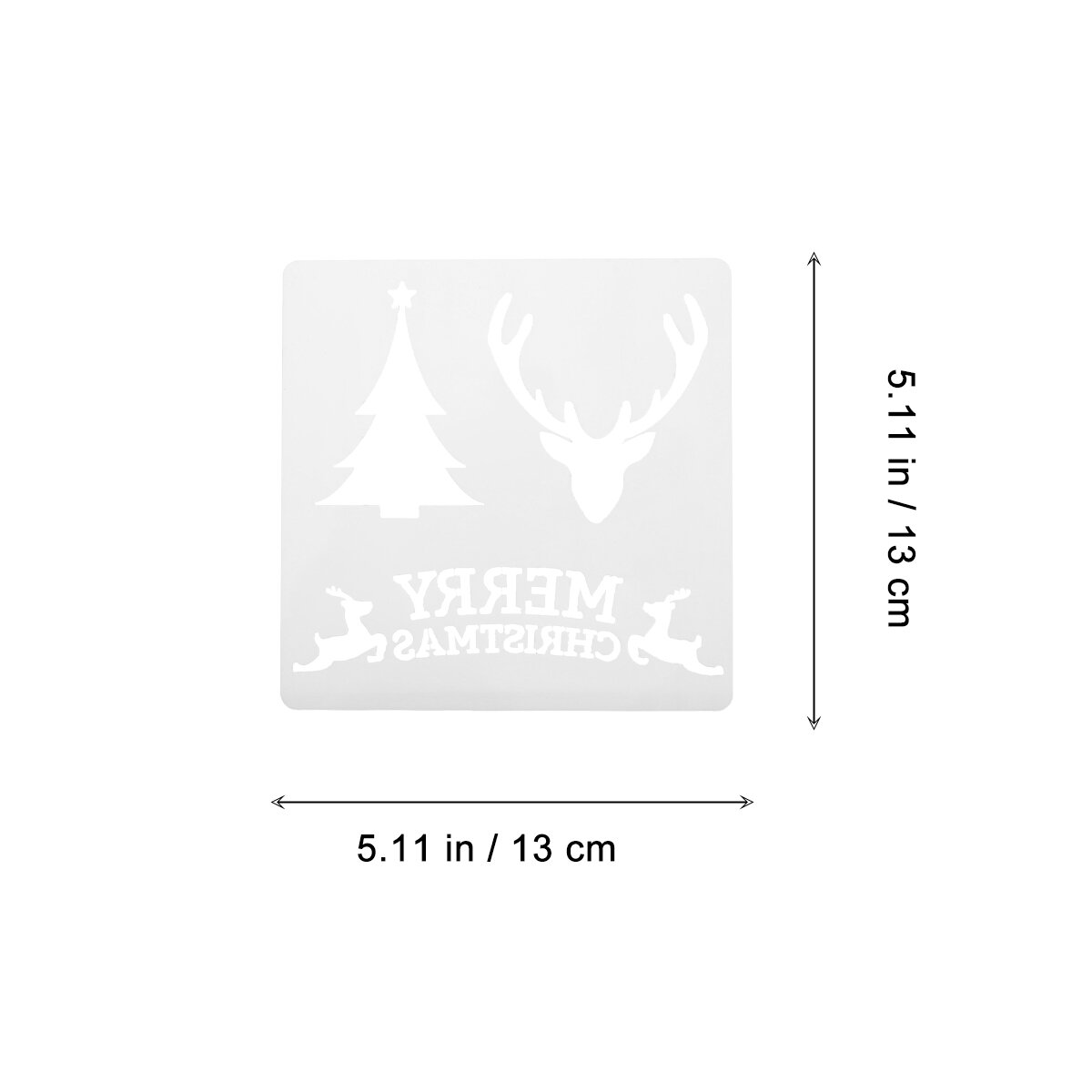 Шаблоны Для Рисования По Трафарету 12 Штук Размер 13x13cm Для Детского Творчества И Подарков С Выбором 6 Стилей