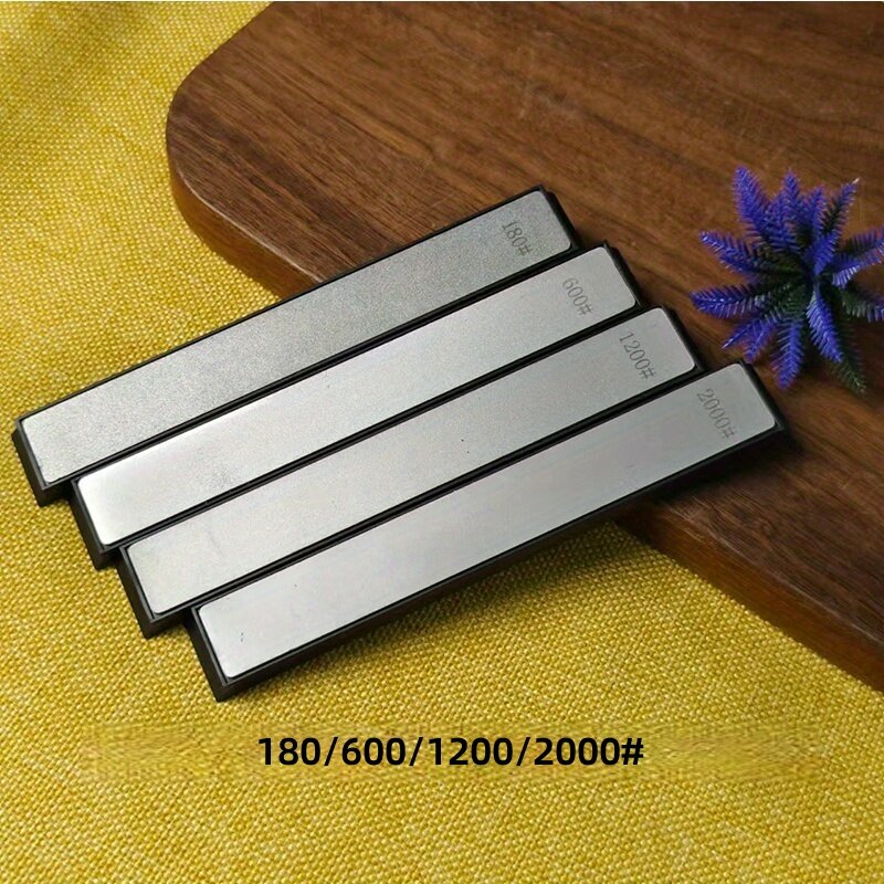 Набор алмазных точильных камней для кухонных ножей 4 шт, 180/600/1200/2000