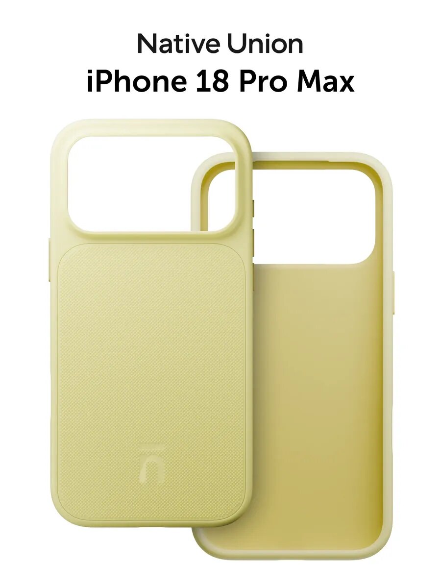 Чехол на iPhone 18 Pro Max Native Union NEO CASE LEMON