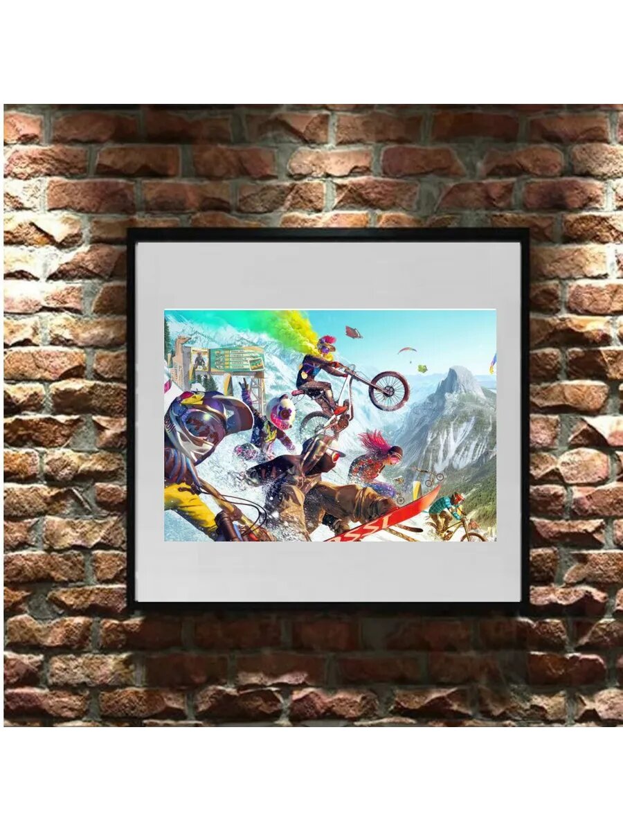 Постер "riders-republic game dv" Cool Eshe из коллекции "Любимые герои", А4