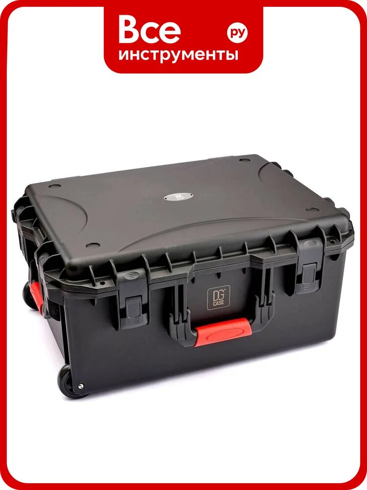 На колесах с ручкой ударопрочный кейс DGCASE IP67 540х400х245 60-10 DGCASE@60-10