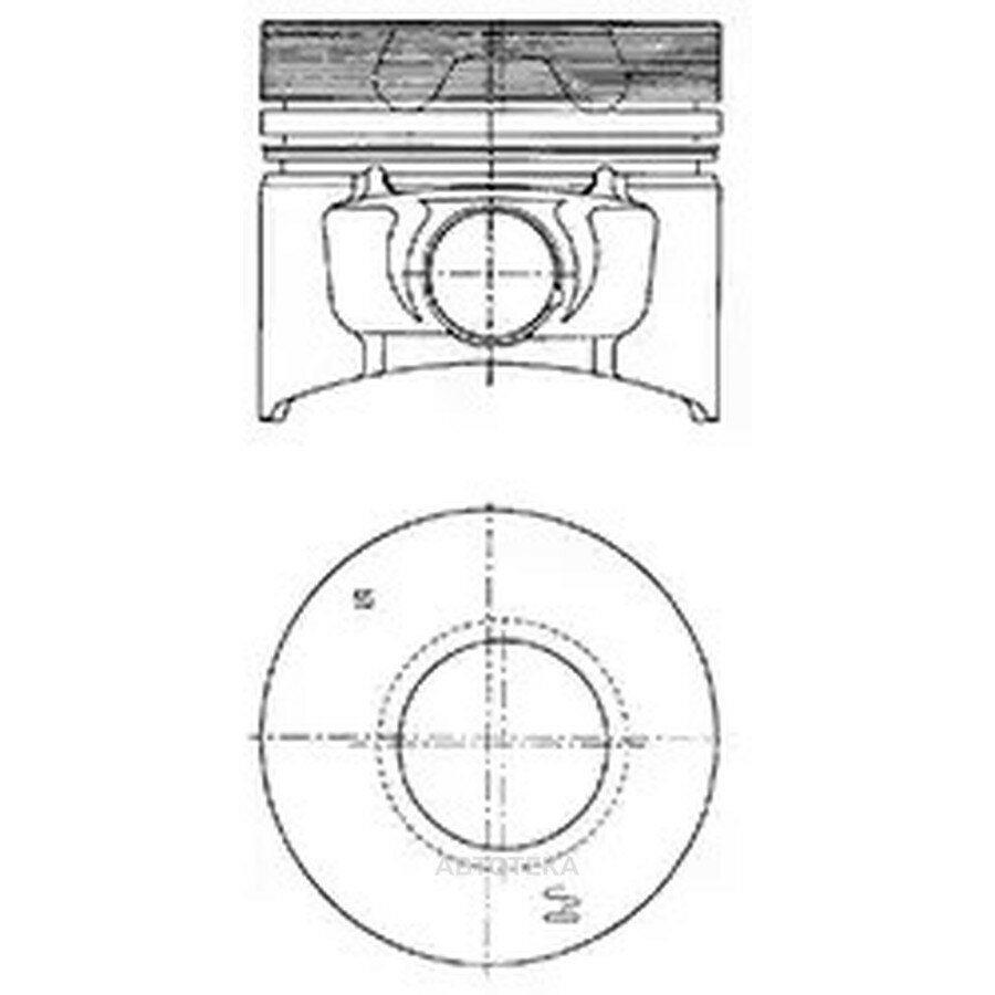 Поршень KOLBENSCHMIDT 40773610