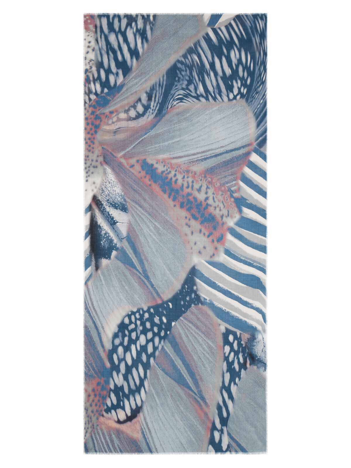 Палантин ELEGANZZA для женщин,200х95 см, синий