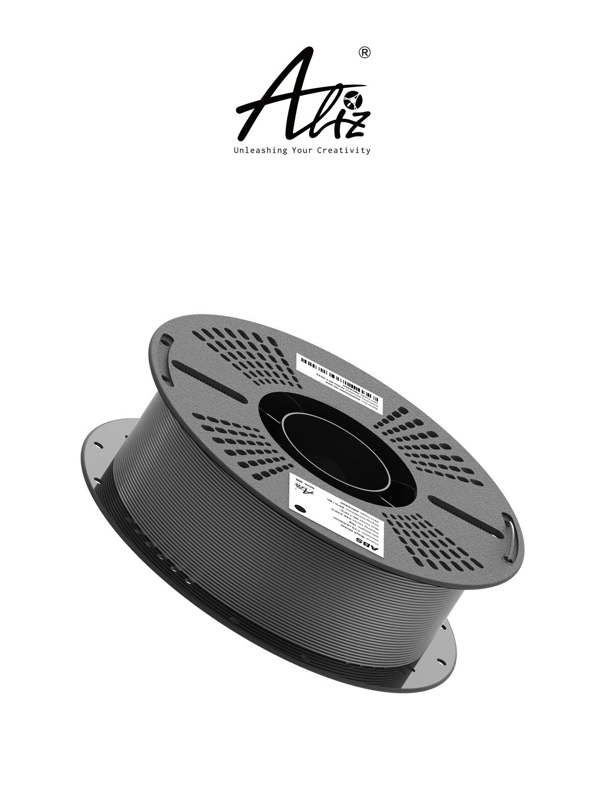 Пластик для 3D-принтера Aliz ABS Черный никель, 1.75 мм, 1 кг