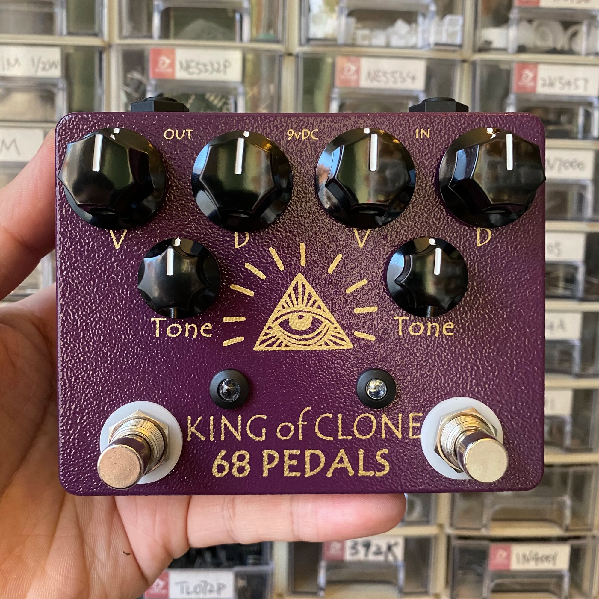 GZHYAJIN King of Clone Overdrive Stompbox Analog Man King of Tone