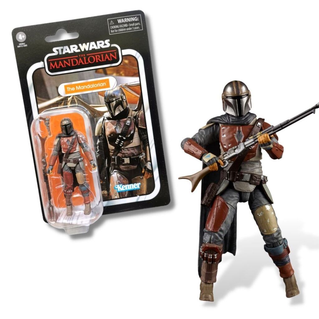 Фигурка Hasbro Star Wars, винтажная коллекция: Мандалорец, Мандалорец, 3,75 дюйма