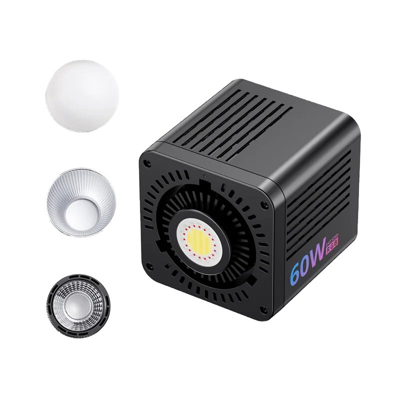 Ulanzi C60 RGB видеосвет 60 Вт Черный, Only RGB Light