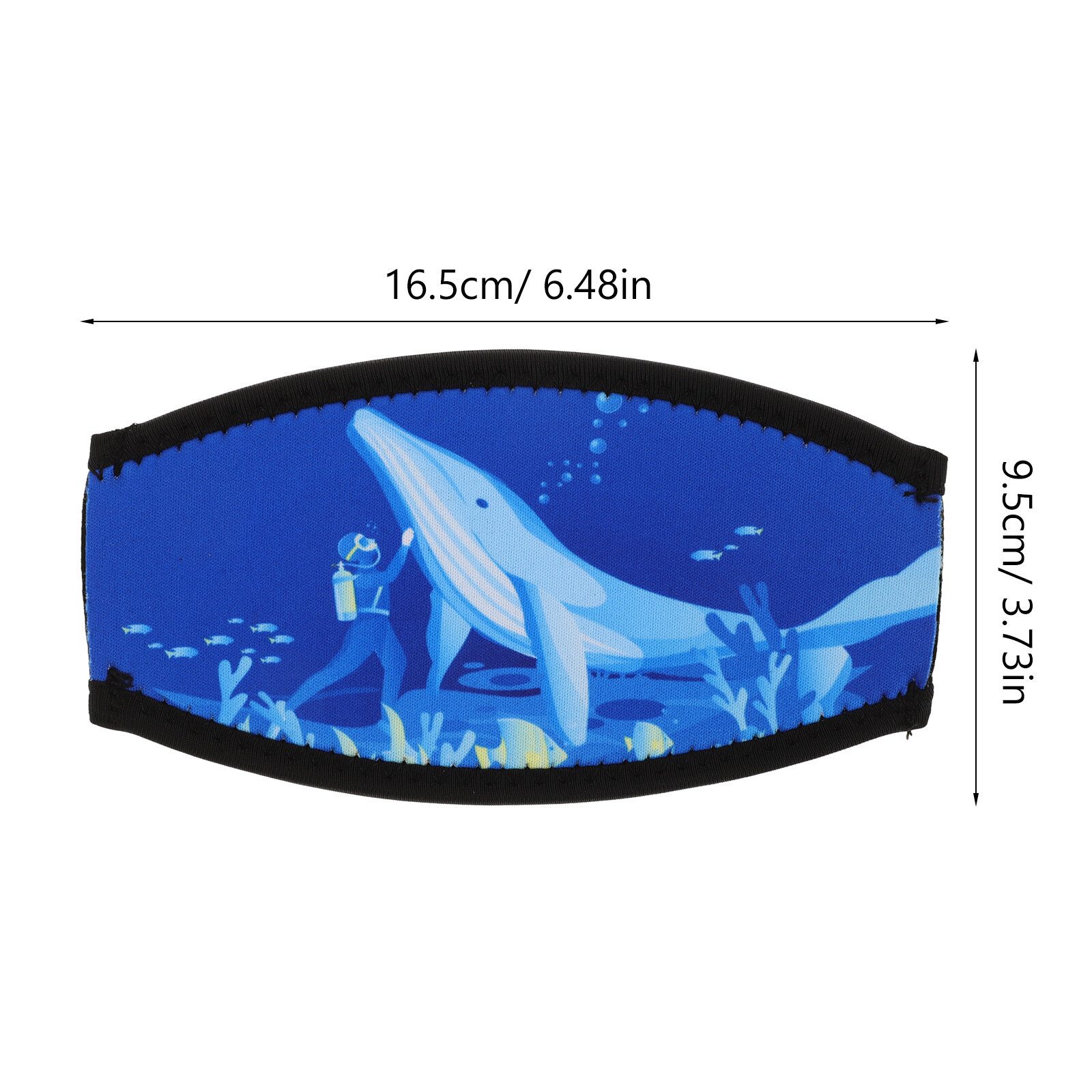 Neoprene Mask Strap Cover Для Подводного Плавания Синий 17 50X9 50X0 50CM