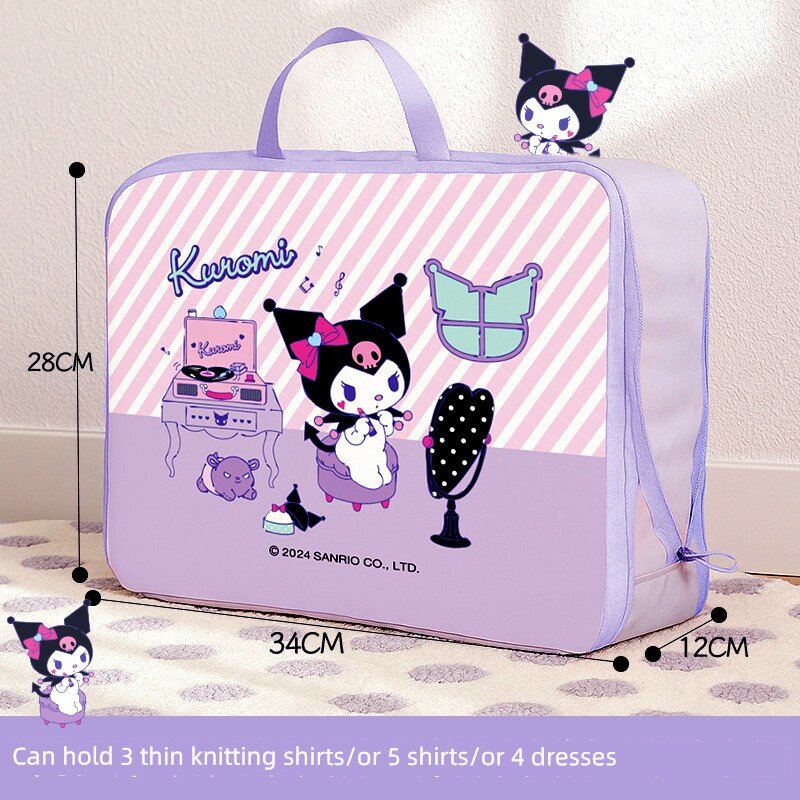 Sanrio Kulala Путевые сумки для одежды компрессионные без запаха стирка в машинке комплект из 2 шт