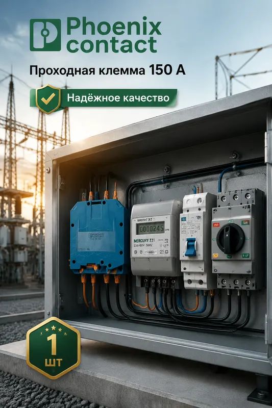 Phoenix Contact Проходные клеммы TB 50 I BU