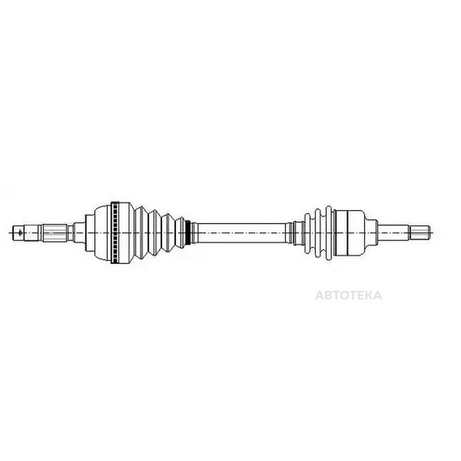 Привод в сборе R METELLI 170722