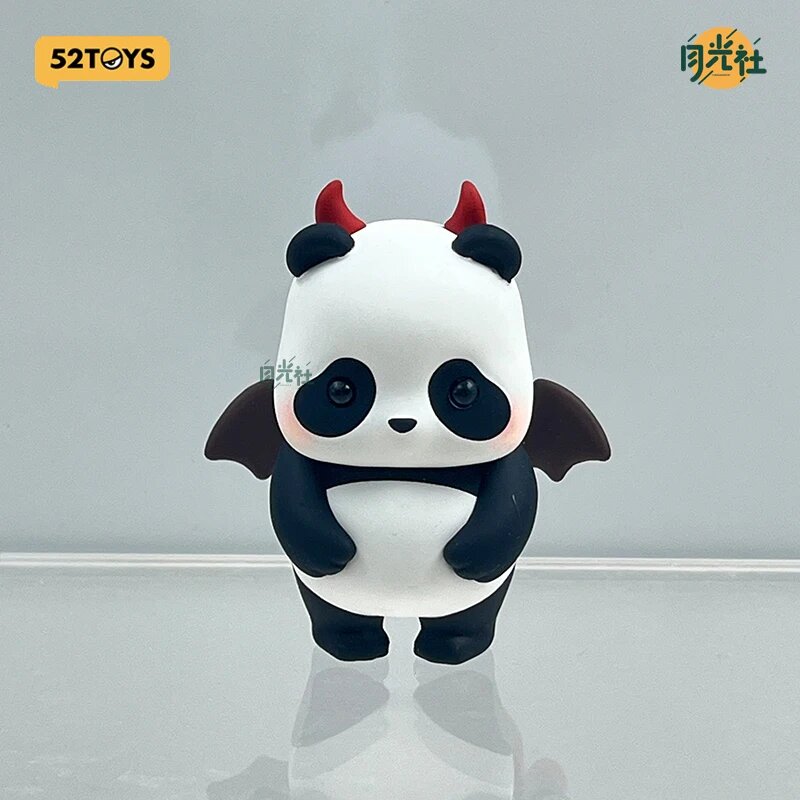 52TOYS Мини-панды слепая коробка Черный, The little devil