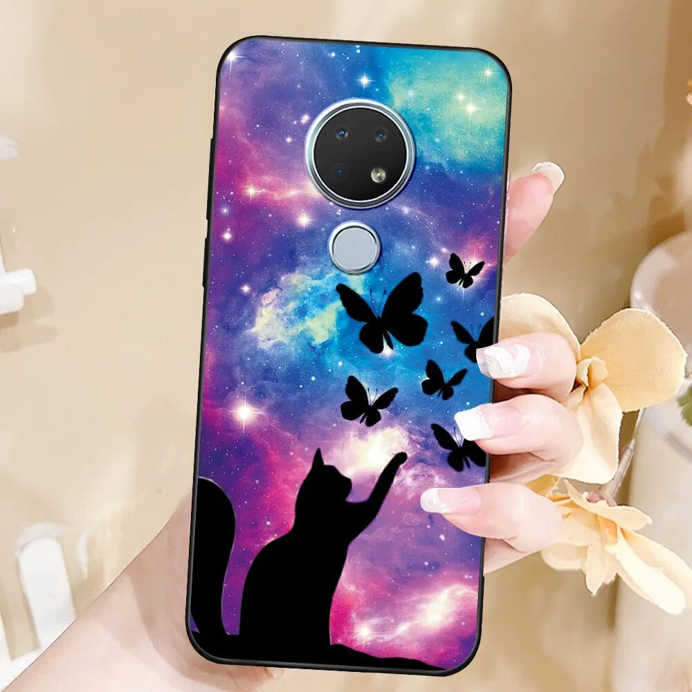 Чехол для Nokia 6,2 7,2 Coque TPU Мягкий силиконовый чехол для телефона Nokia B0771, For Nokia 7.2