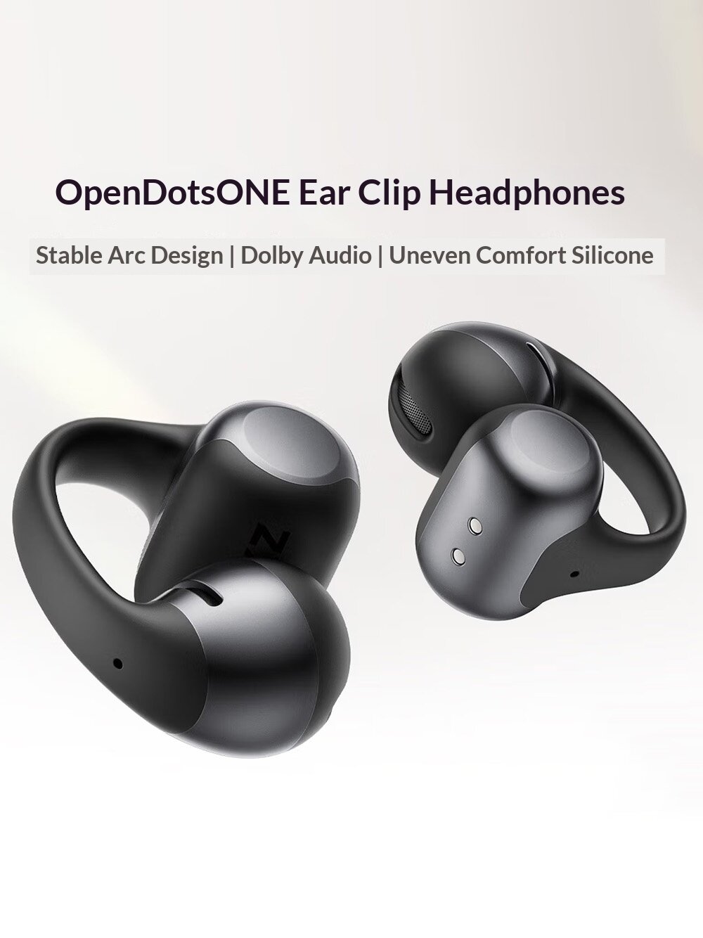 Беспроводные наушники с клипсовым креплением SHOKZ OpenDots ONE BLACK