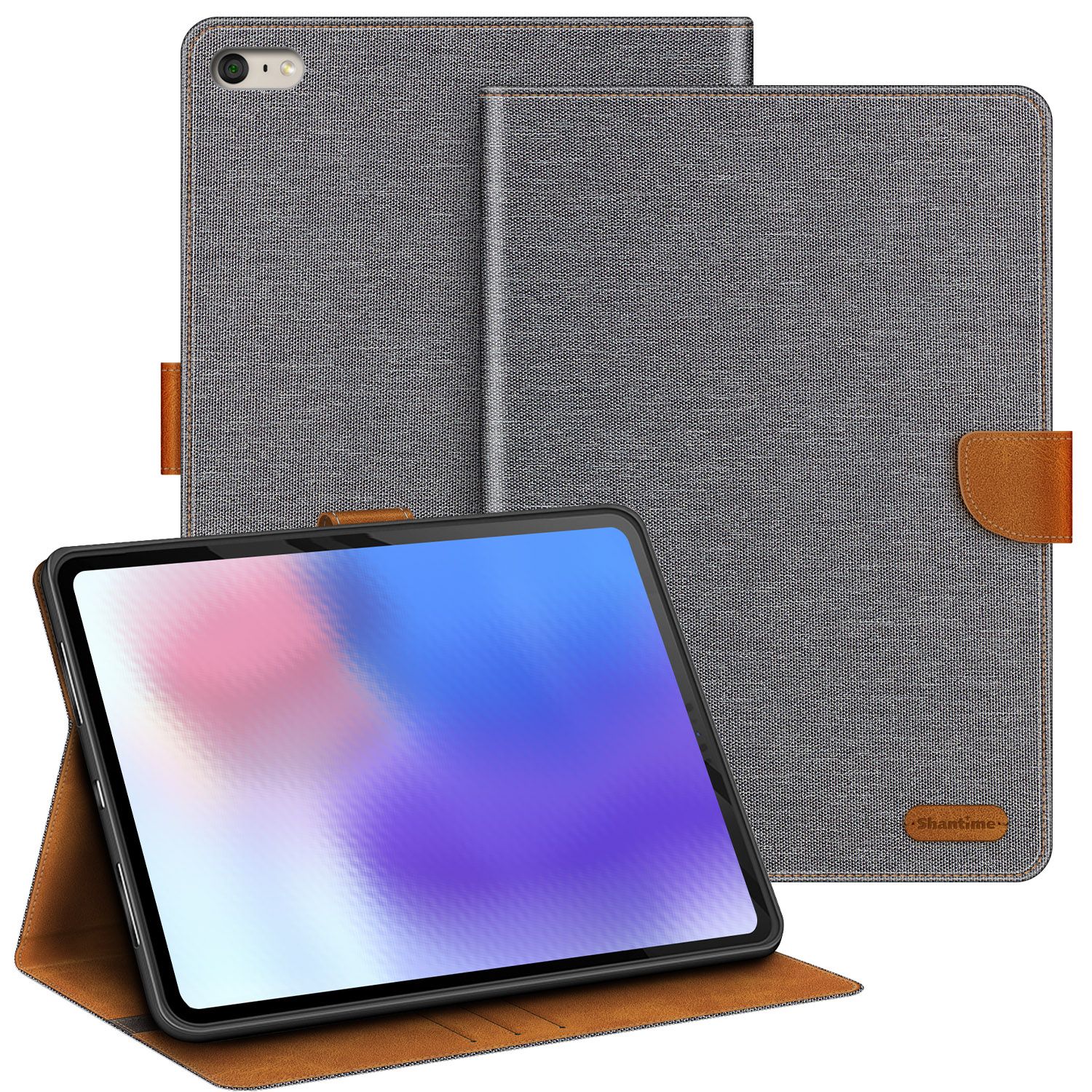 Кожаный чехол Shantime для телефона Huawei MediaPad T2 7.0 Pro PLE-703L PLE-701L PLE-703LT PLE-702L 2016, защитный чехол с внутренней силиконовой оболочкой из ТПУ и встроенной подставкой.