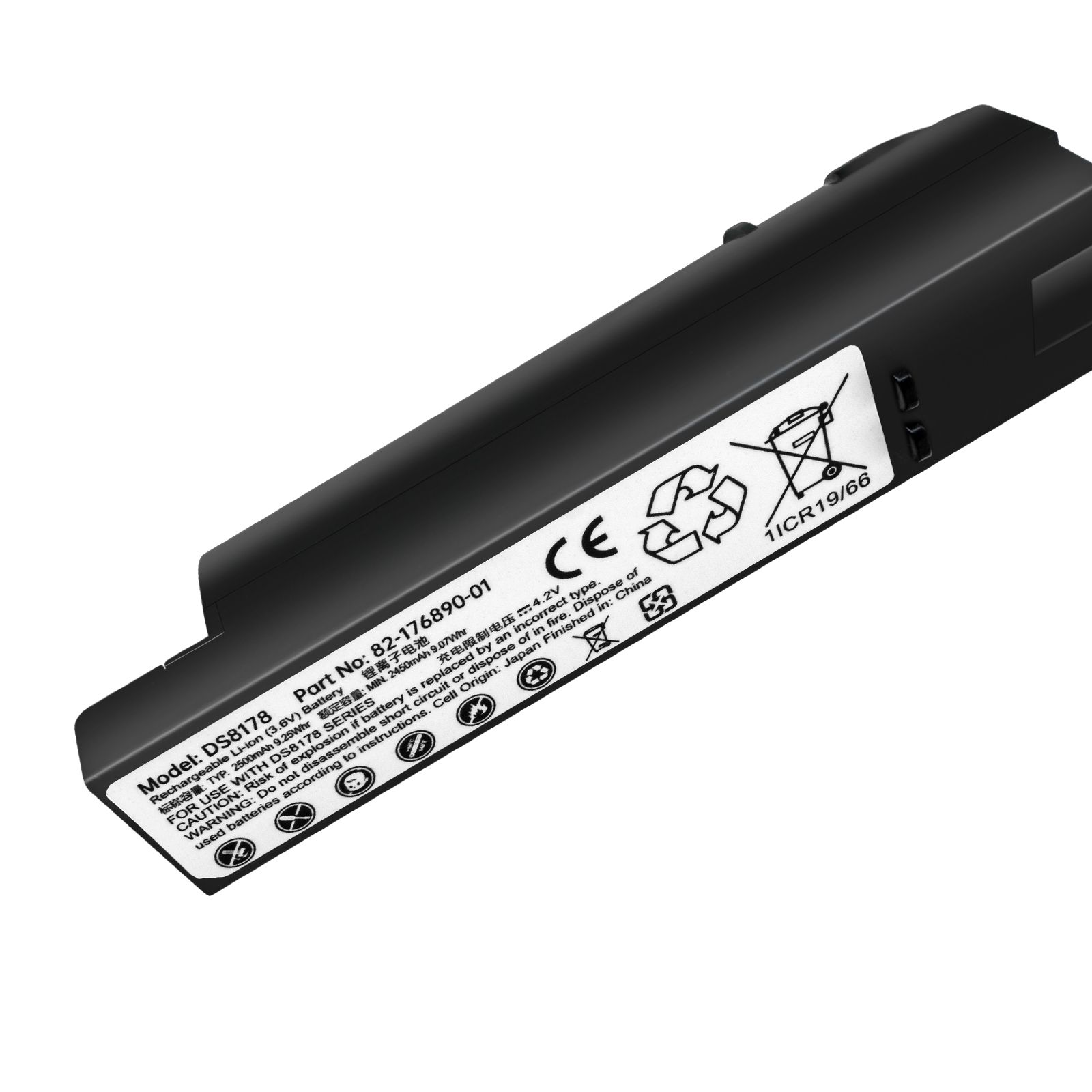 Аккумулятор для сканера штрихкода Zebra DS8178/DS8100 2500мАч 82-176890-01 71-176890-01
