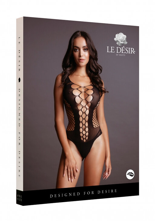 Боди Contrast Fence Net Teddy - O/S (S/L (42-46))