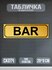 Табличка на дверь Bar