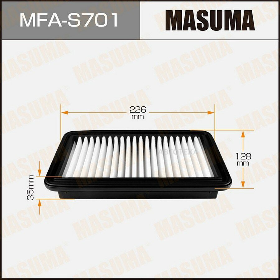 Фильтр воздушный Suzuki SX4 1.6i 06> MASUMA MFAS701