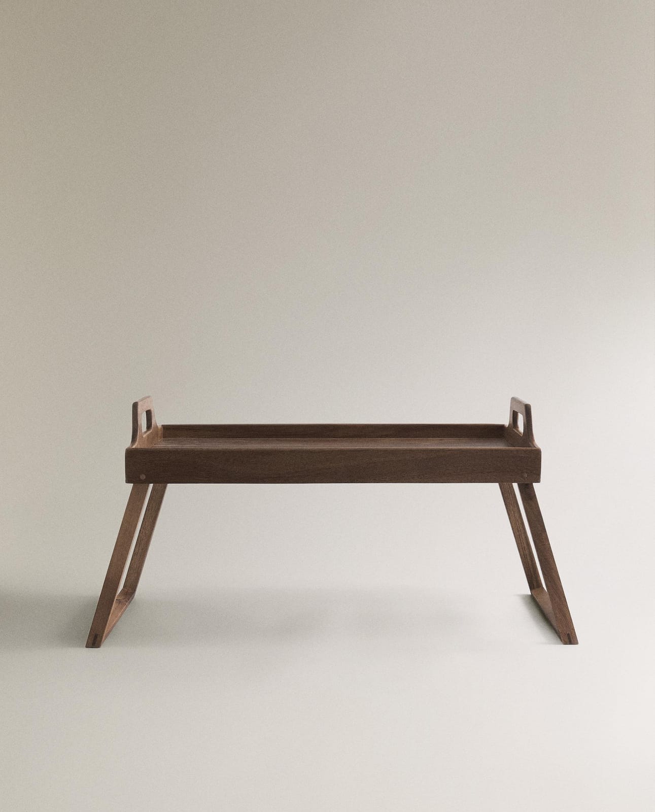 Поднос Zara Home складной с ручками, светло-бежевый, 9.5 x 32 x 52 см 1211/040/052-99