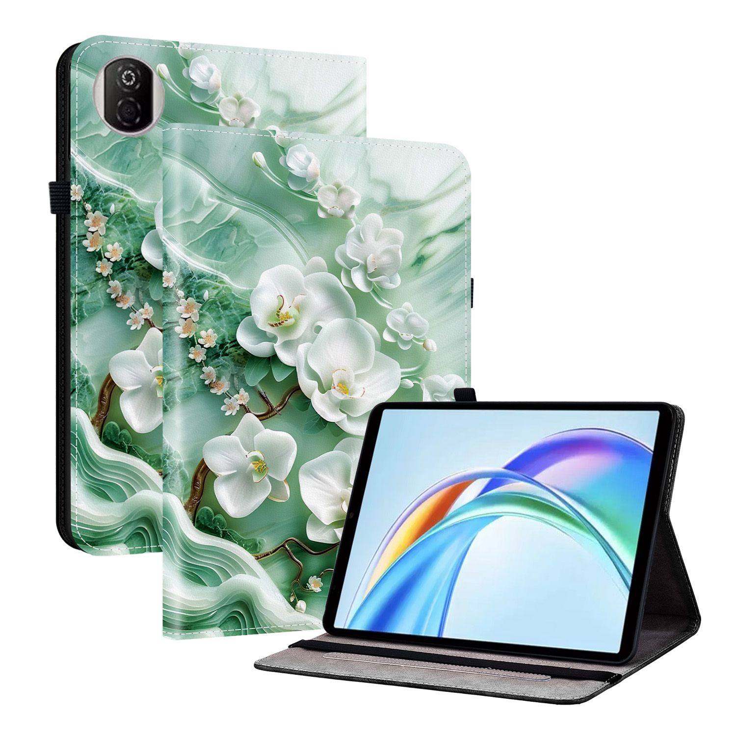 Чехол для Honor Pad X7 8.7", высококачественный из искусственной кожи, цветной чехол с рисунком