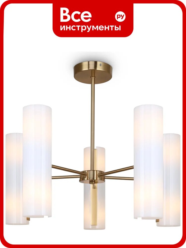 Потолочный светильник Freya fiore 10хe14x40w металл латунь FR5368CL-10BS