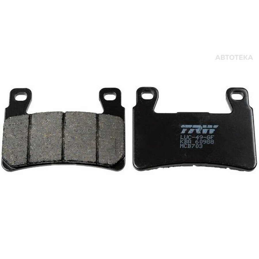 Колодки тормозные дисковые передн Honda: CB 1300 01-02 CB 1300 03-10 Hyosung: GD 125 12- ST 700 1 TRW MCB703