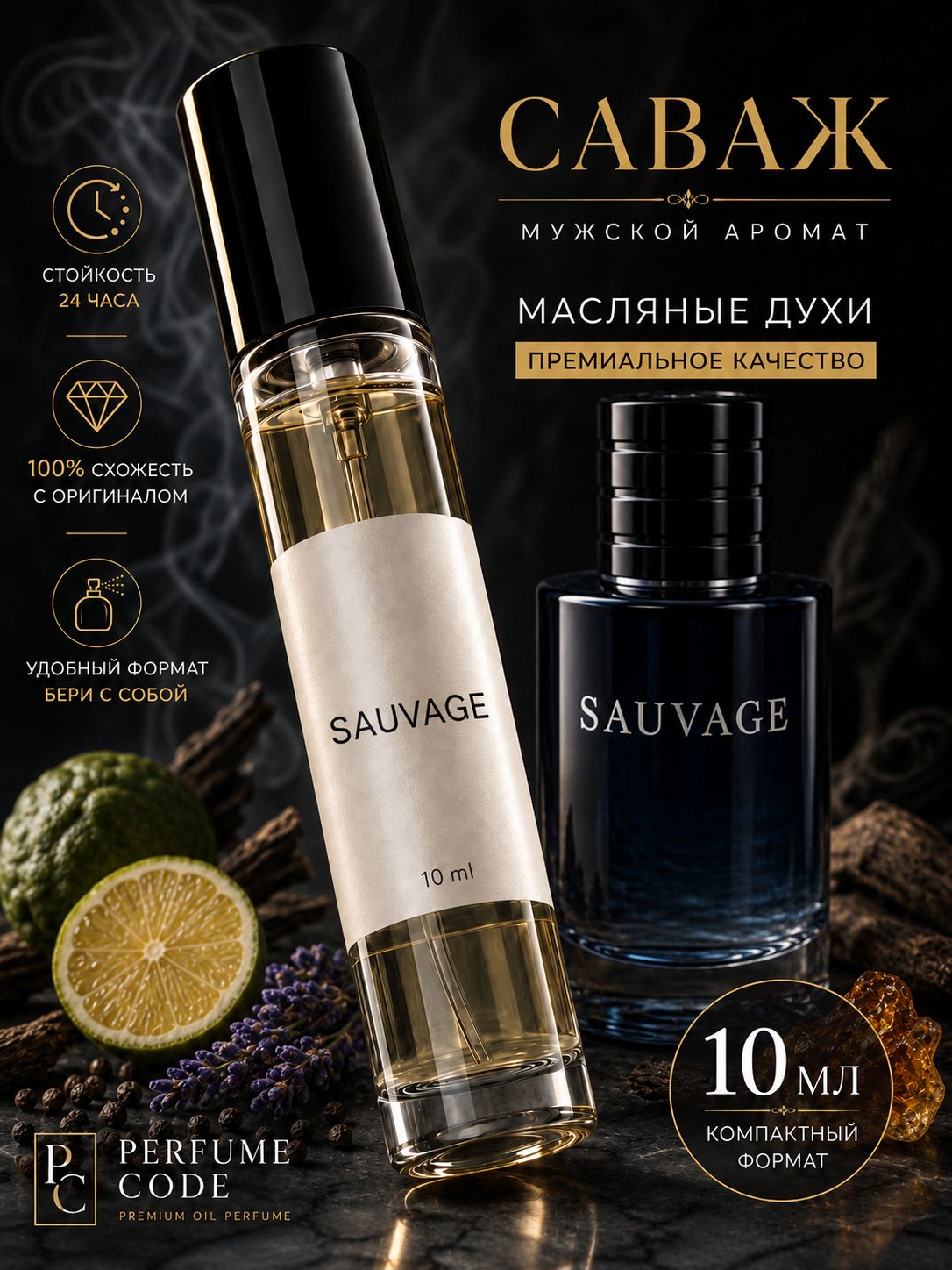 Духи мужские Саваж 10 мл.
