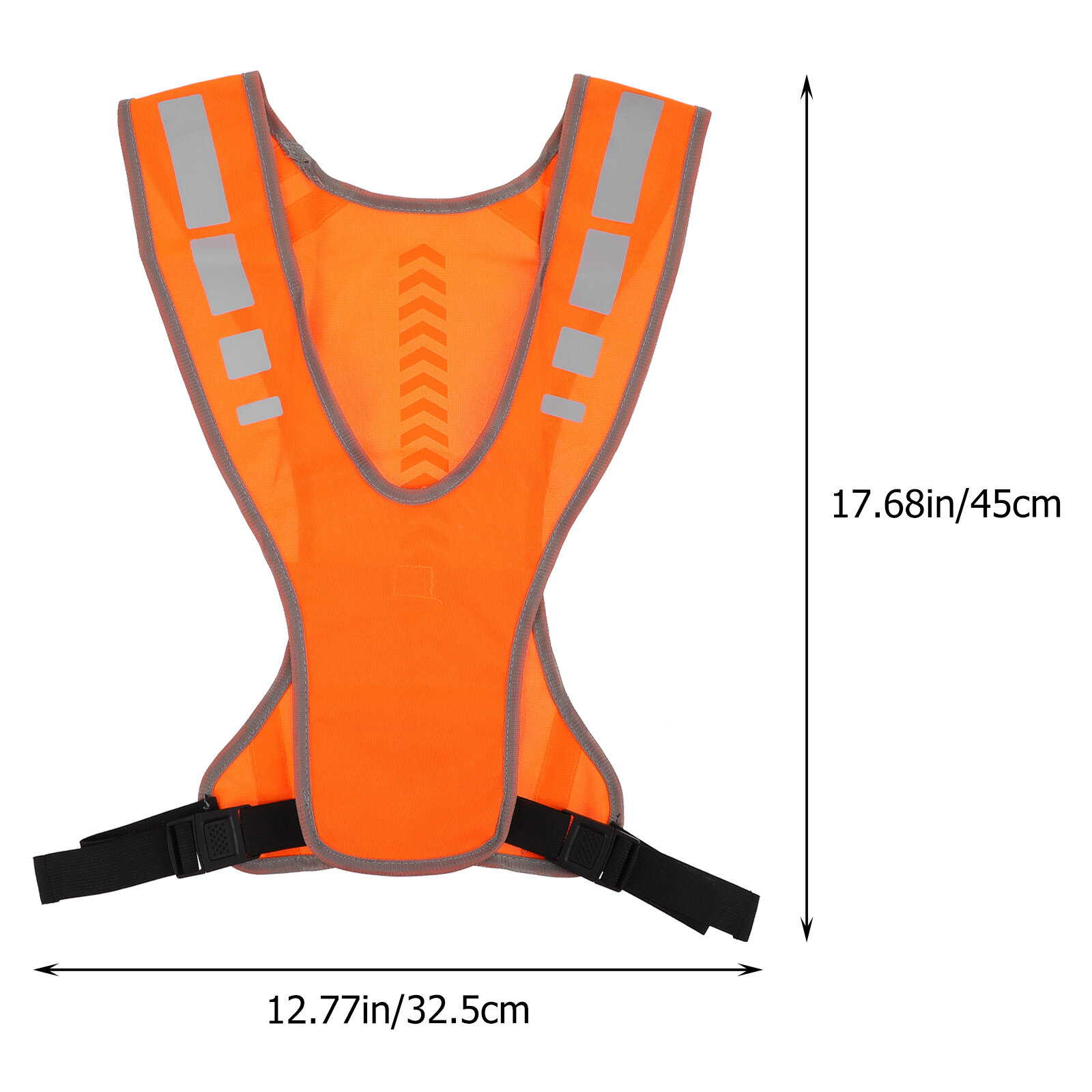 Отражающий Жилет С Весом 1 Шт Для Бега С У Adjustable Поясом Оранжевый 45x32 5x0 2