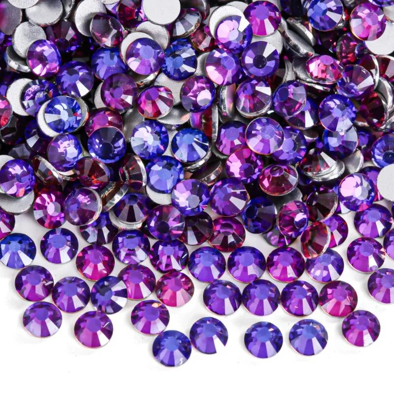 Стразы стеклянные фиолетовые Purple Velvet SS30 (288шт)