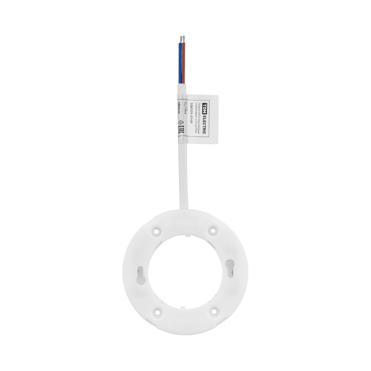 TDM ELECTRIC Патрон GX53 пластиковый с проводами 2х10 см SQ0335-0100