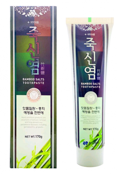 Зубная паста Hanil Bamboo Salts Toothpaste с бамбуковой солью, 170 г
