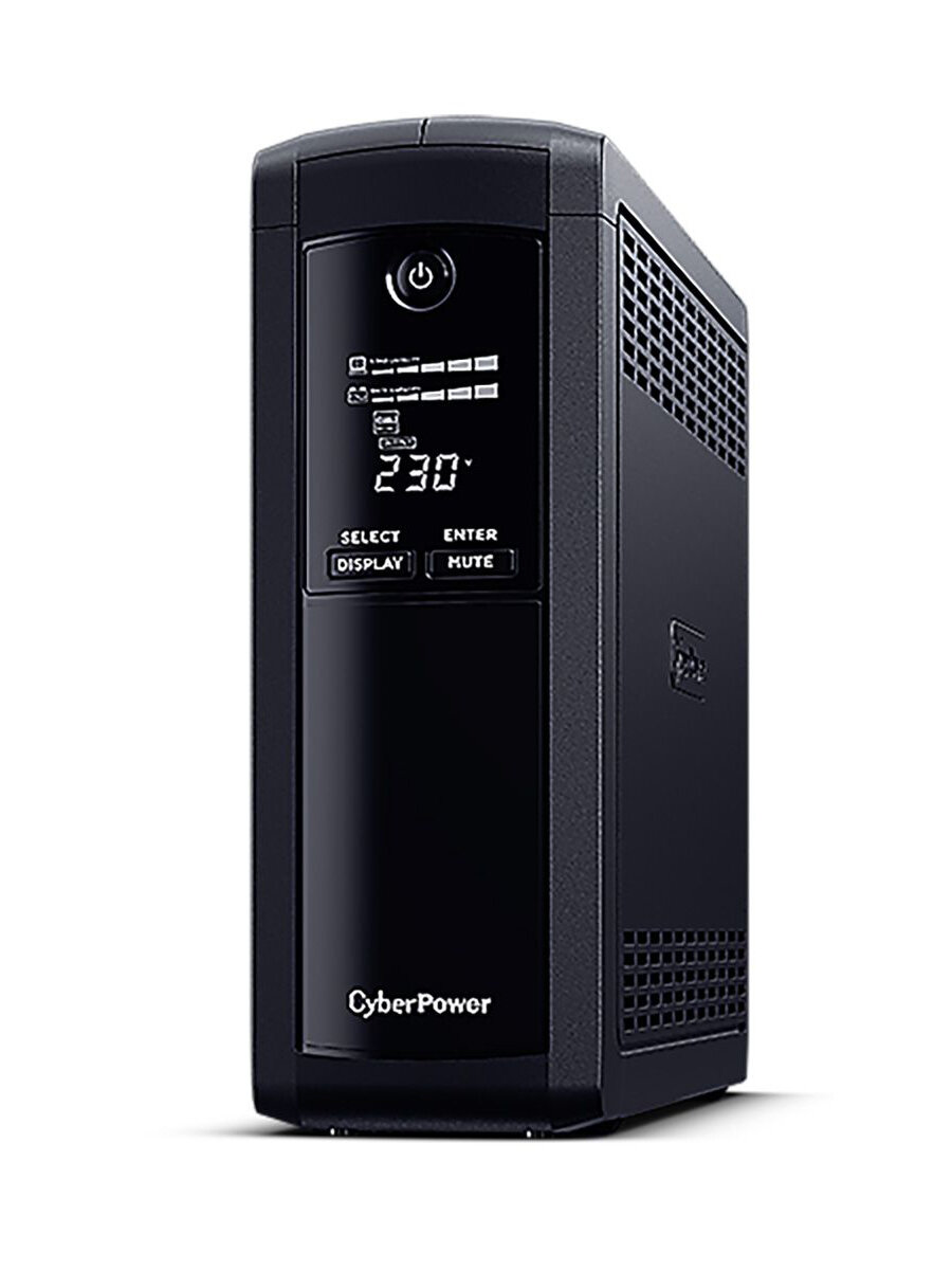 ИБП CyberPower VP1200ELCD Line-Interactive 1200VA/720W USB/RS-232/RJ11/45 (4 + 1 EURO)