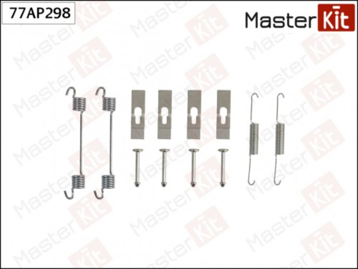 Комплект Установочный Колодок Барабанных Mercedes-Benz M-Class (W163) 1998 - 2005 (MASTERKIT 77AP298)