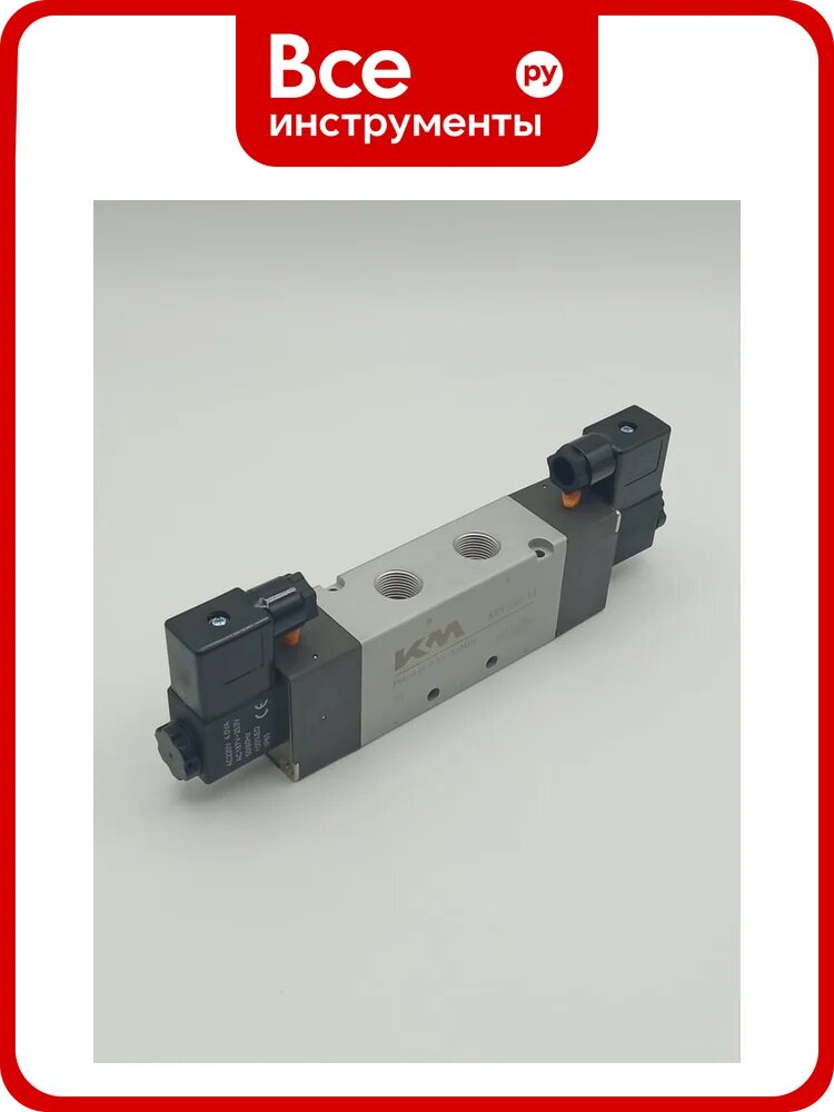 Пневмораспределитель Контактная Механика 5/2, G3/8, 220 VAC KRV5242-10E2