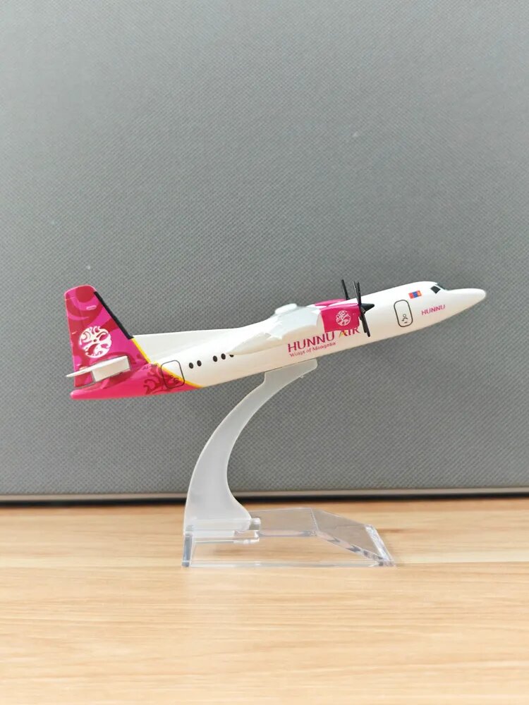 Металлическая модель самолета Hunnu Air, 16 см