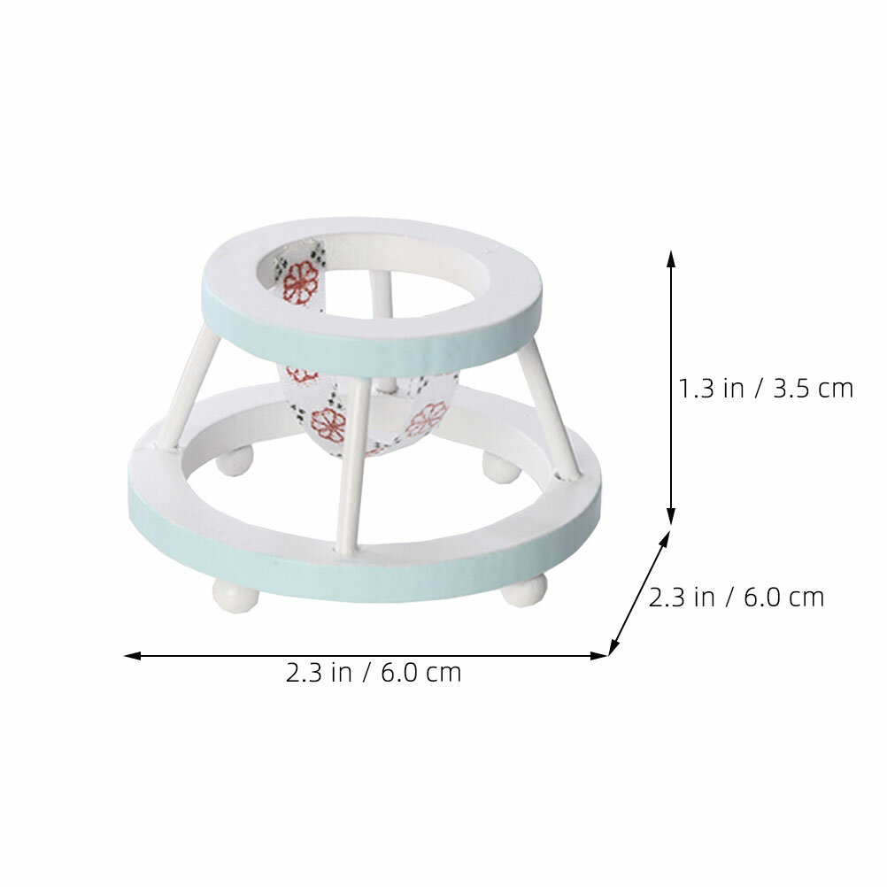 Миниатюрная Мебель Для Домика Кукол Синего Цвета Размером 6.00X6.00X3.50Cm