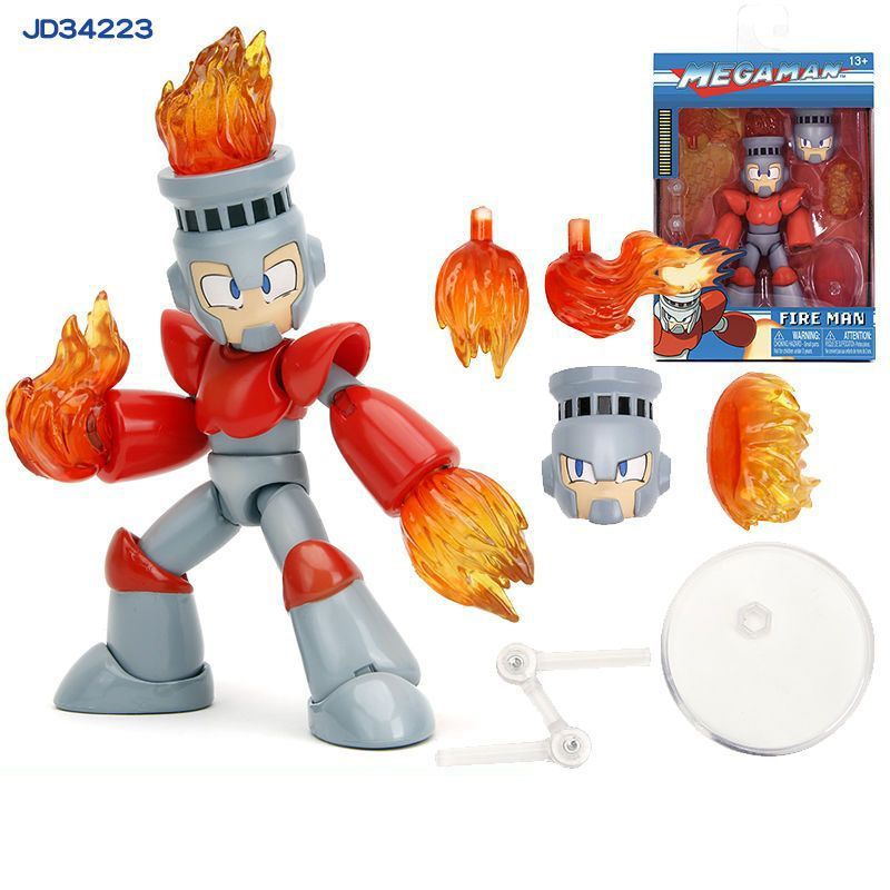 Фигурка Jada Toys Mega Man Fire Man 1:12 Scale Action Figure