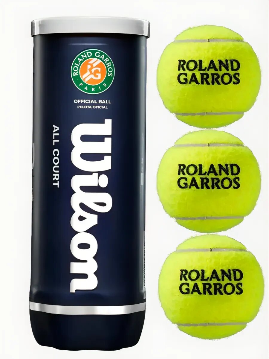 Теннисные мячи Wilson Roland Garros_3_NEW