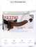 9 Hollow Strap-On with Balls Фаллопротез мужской полый, Pipedream, ПВХ, коричнев...