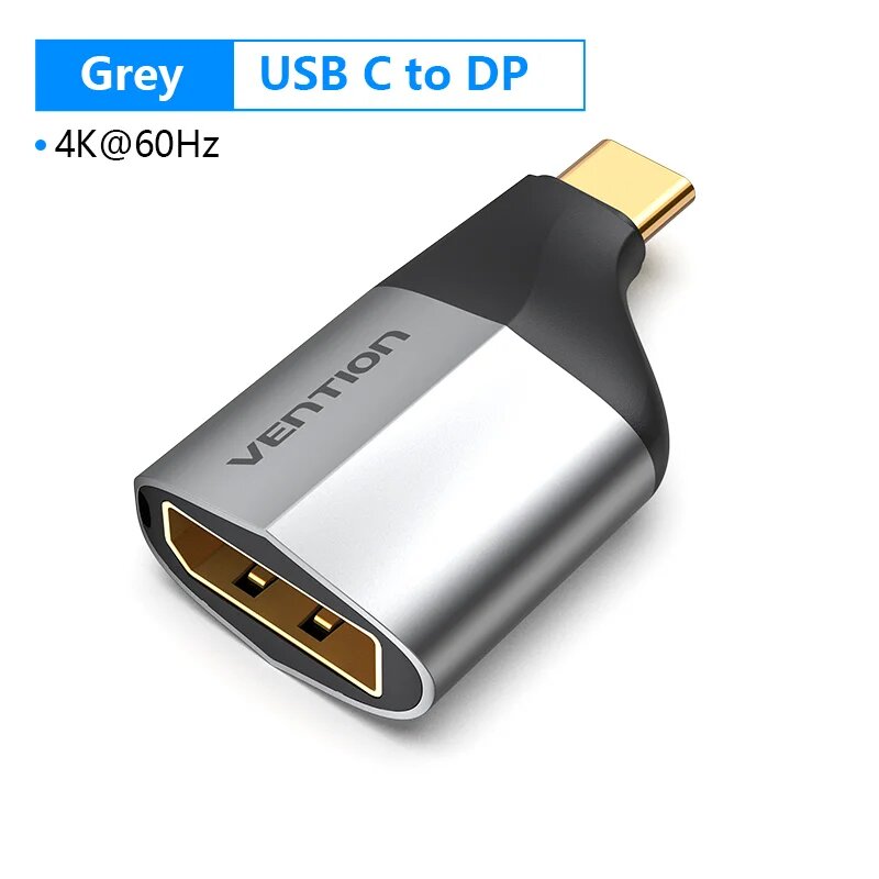 Vention USB C to DP, 4K@60Hz, Grey